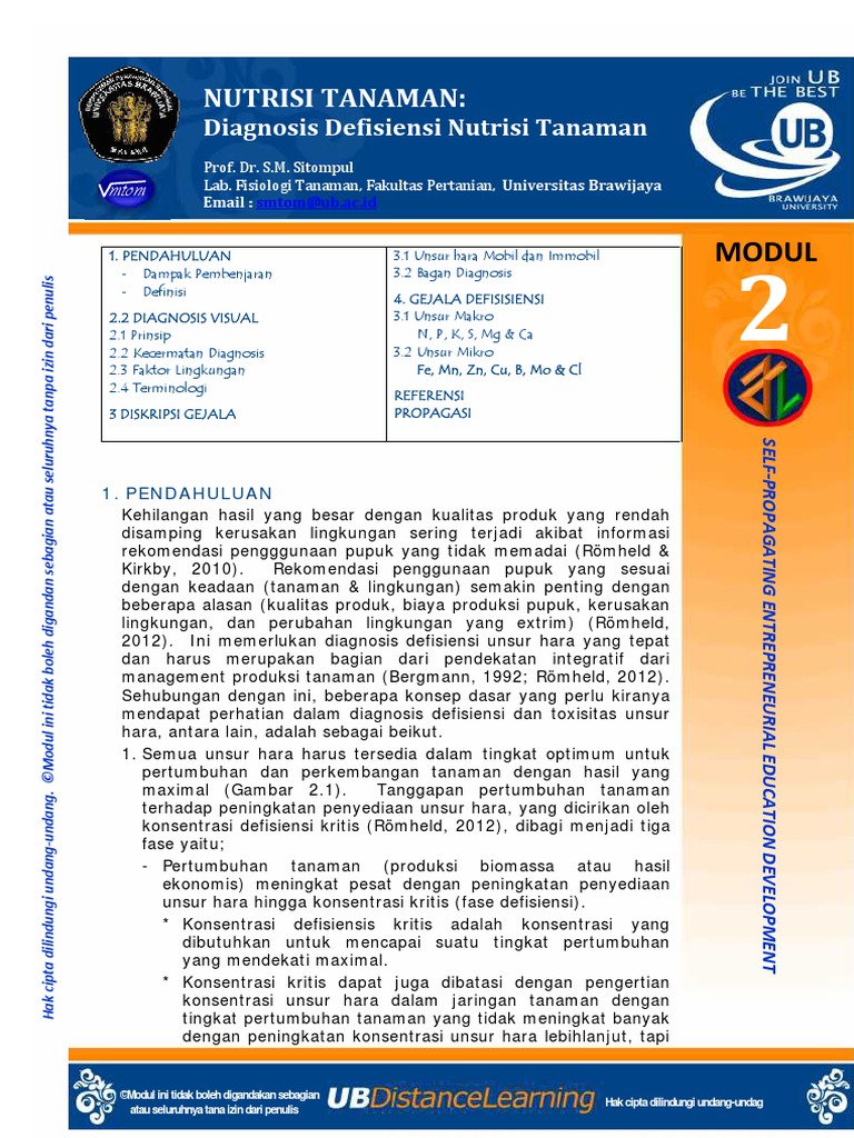 Module02 Diagnosis Defisiensi Nutrisi | PDF