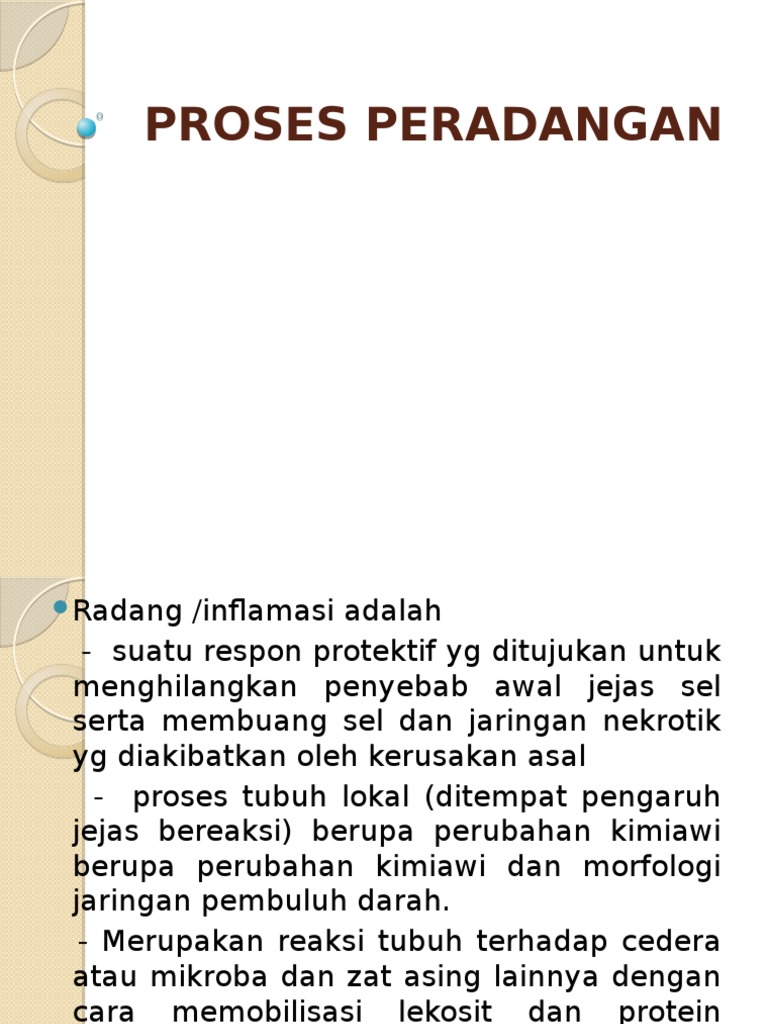 Proses Peradangan | PDF