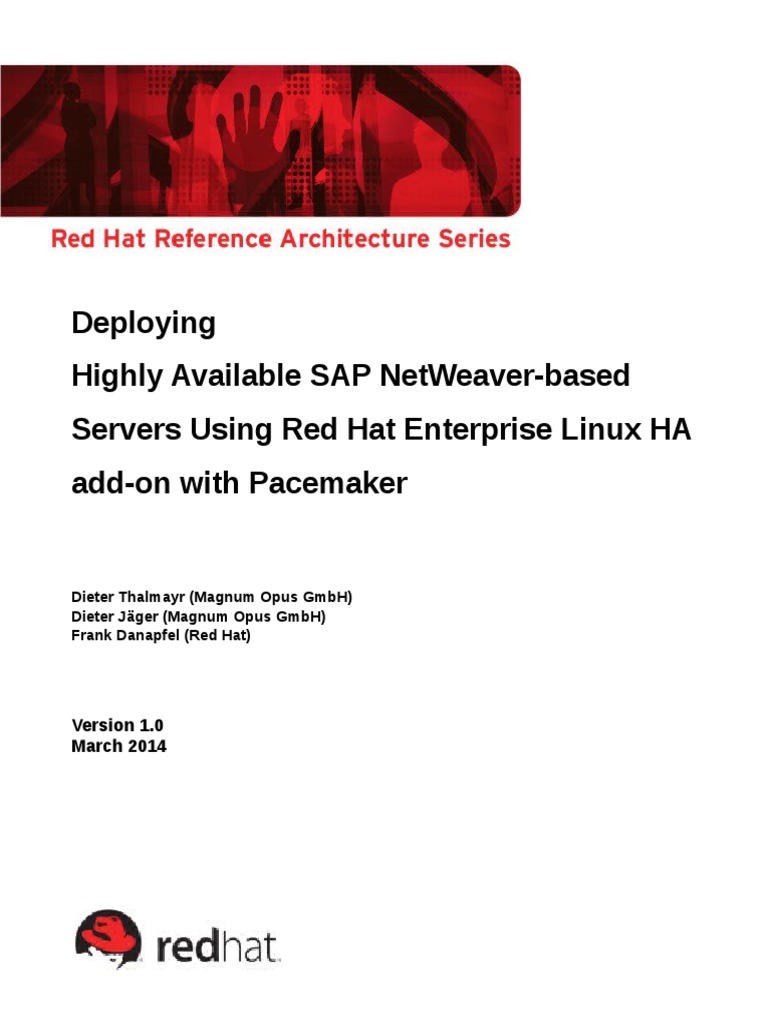 RH Pacemaker Sap Whitepaper | PDF | Computer Cluster | File System