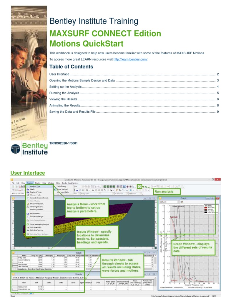 MAXSURF Motions Quickstart | PDF | Spectrum | Spectral Density