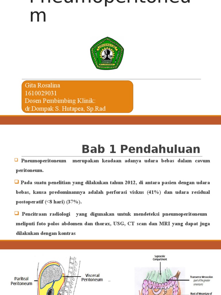 Penyebab dan Tatalaksana Pneumoperitoneum | PDF | Pengembangan Diri ...