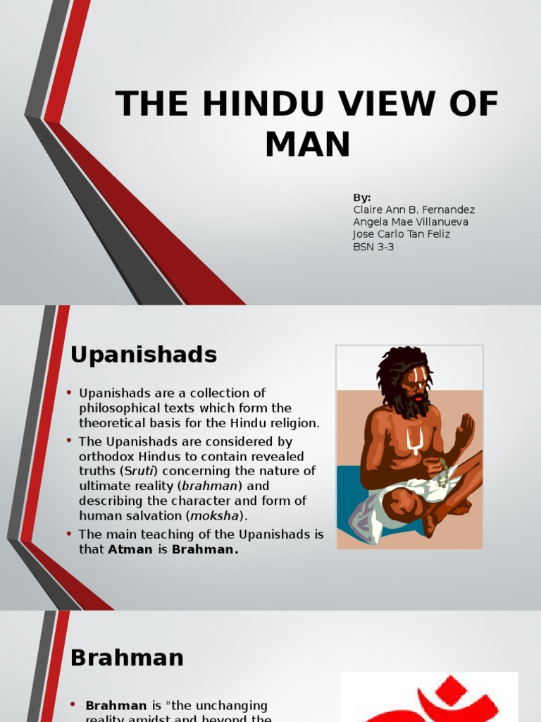 The Hindu View of Man | PDF | Brahman | Ātman (Hinduism)