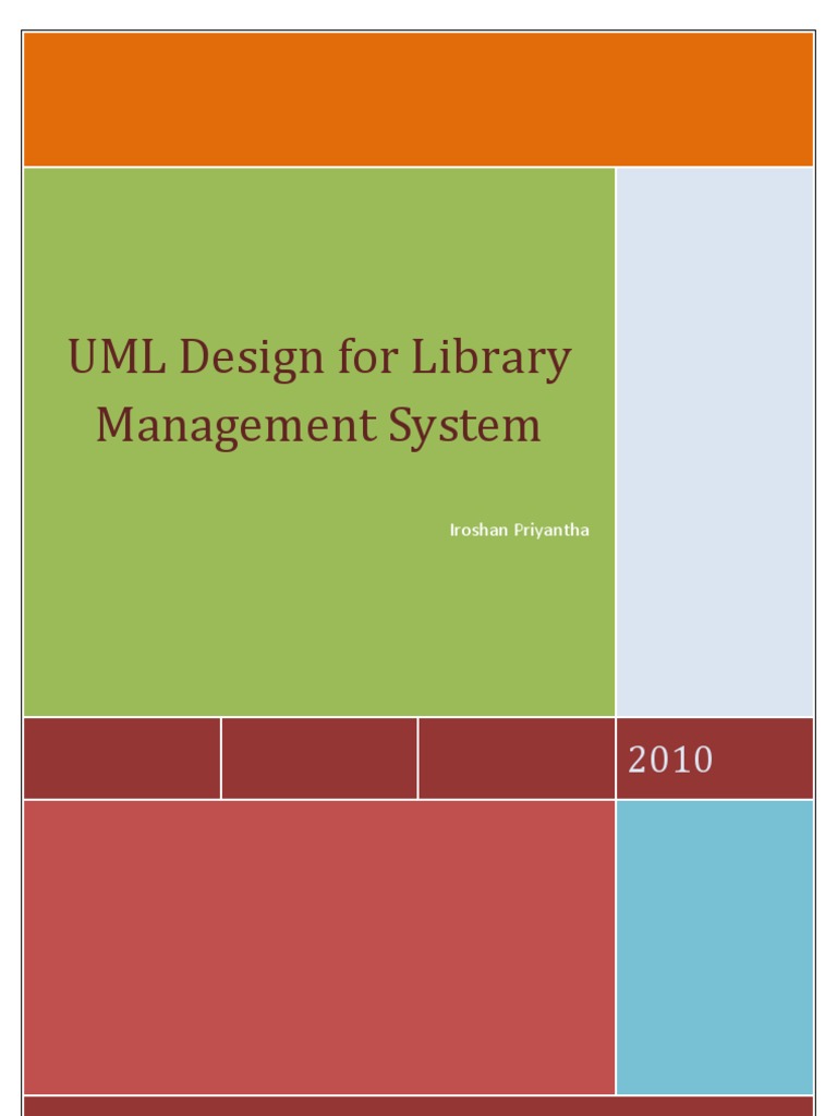 UML Design of The Library Management System | PDF | Use Case | User ...