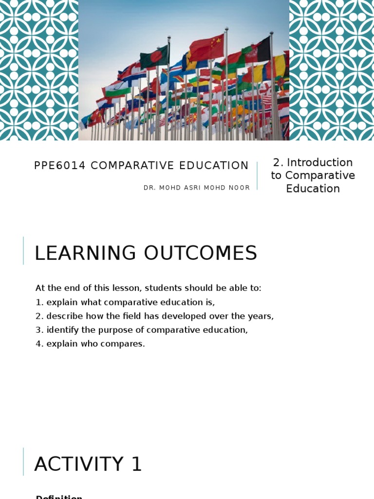 Introduction To Comparative Education | PDF | Social Science | Prediction