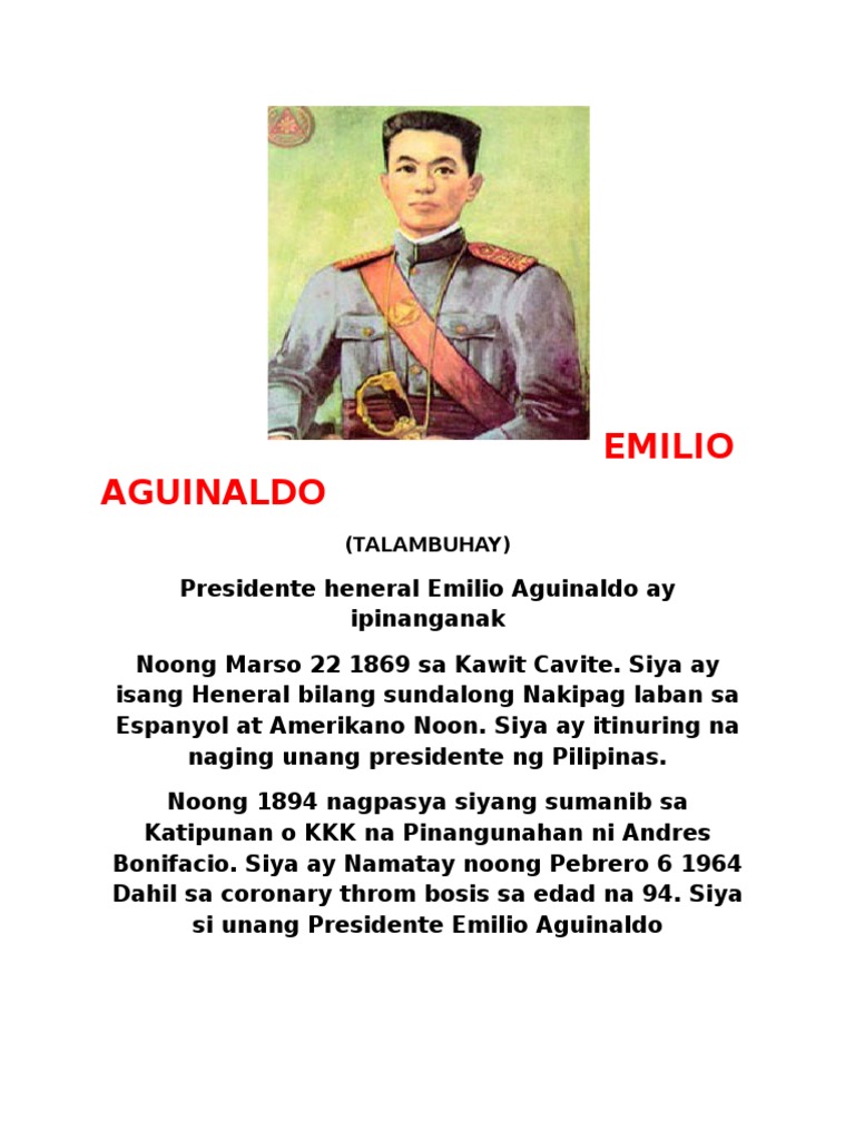 Emilio Aguinaldo | PDF