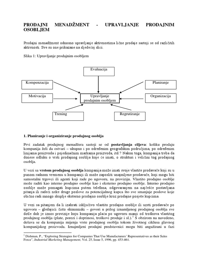 Tekst - Prodajni Menadzment PDF | PDF