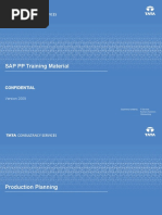SAP PP Configuration | PDF | Computing