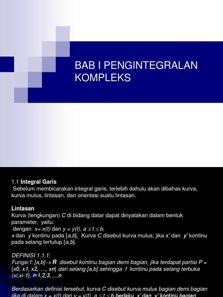 File 2.fungsi Variabel Kompleks Lanjut - Encums PDF | PDF
