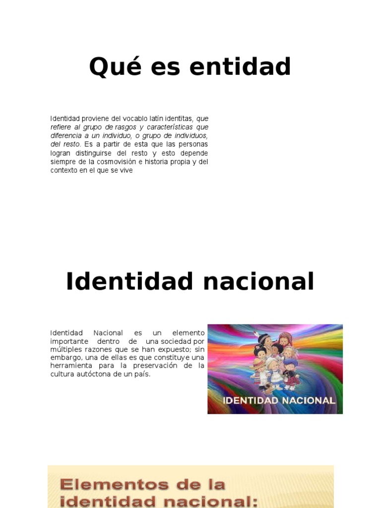 Qué Es Entidad | PDF