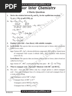 Chemistry 1st Year Important Questions Chapter Wise | PDF | Chemical ...