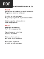 Praise and Worship Songs-Tagalog | PDF