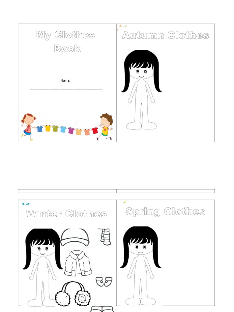 My Clothes Book | PDF | Clothing | Books