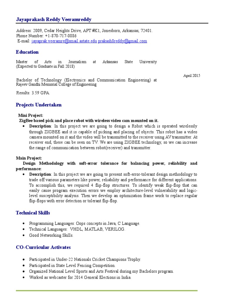 My Resume Uu | PDF