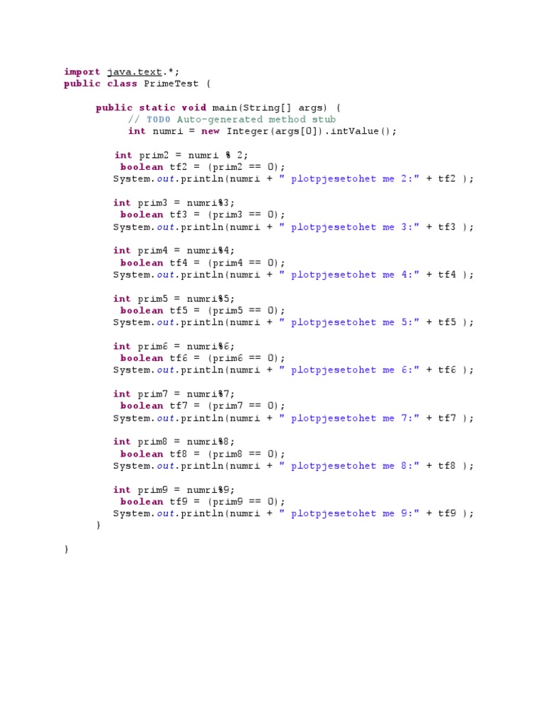 Auto-Generated Method Stub | PDF