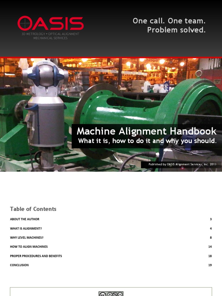 Machine Alignment Handbook | PDF | Cartesian Coordinate System | Geometry