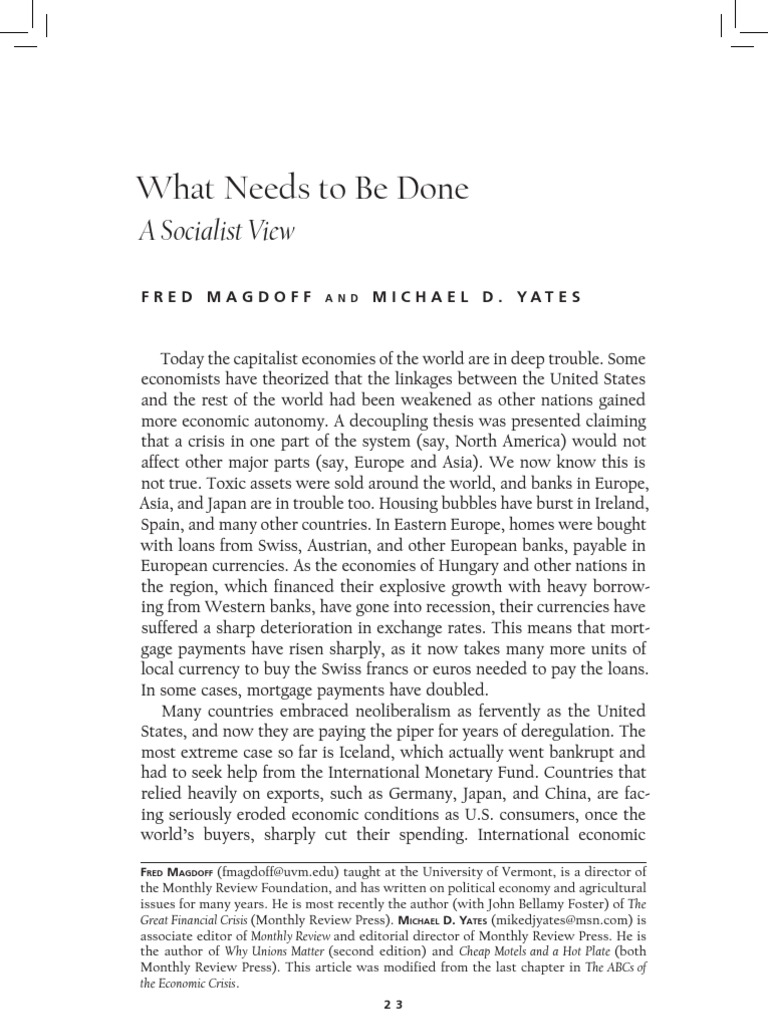what-needs-to-be-done-a-socialist-view-pdf-great-depression