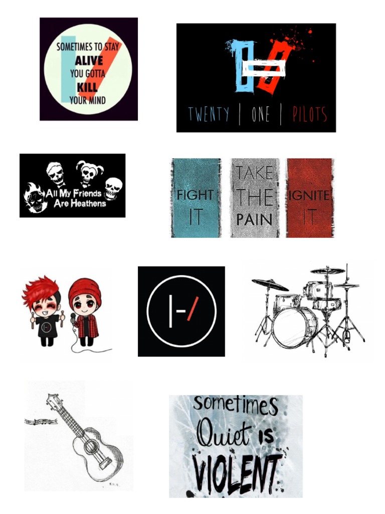 Twenty One Pilots Stickers | PDF