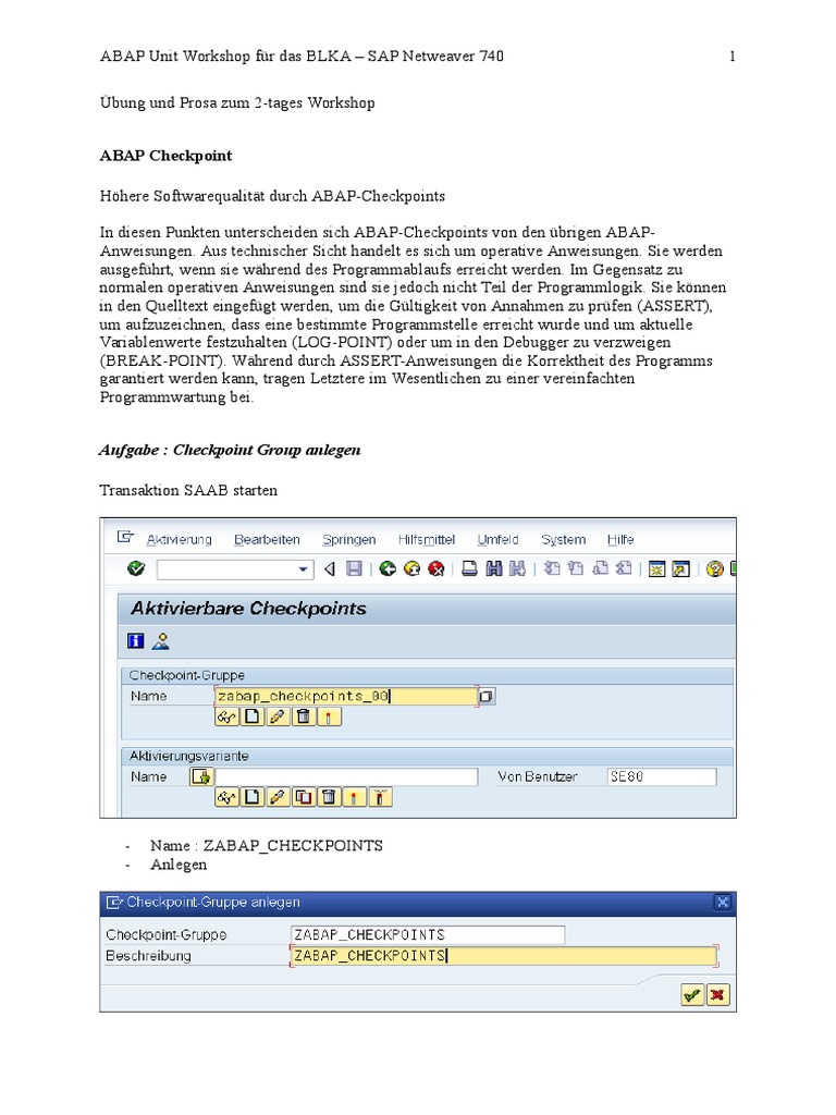 ABAP Unit Test | PDF ABAP Unit Test | PDF