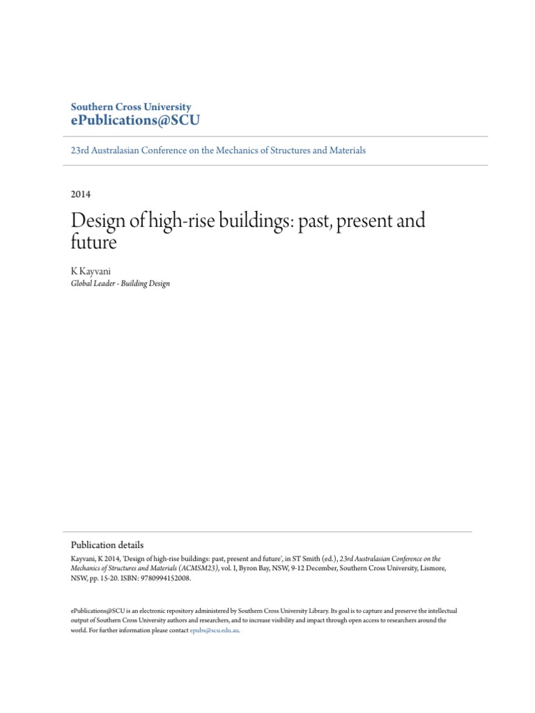 High-Rise Building Design Evolution | PDF | Column | Structural Load