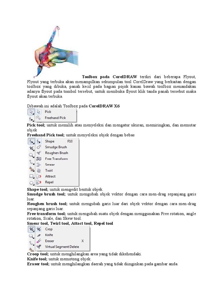 Toolbox Pada CorelDRAW Terdiri Dari Beberapa Flyout | PDF Toolbox Pada CorelDRAW Terdiri Dari Beberapa Flyout | PDF