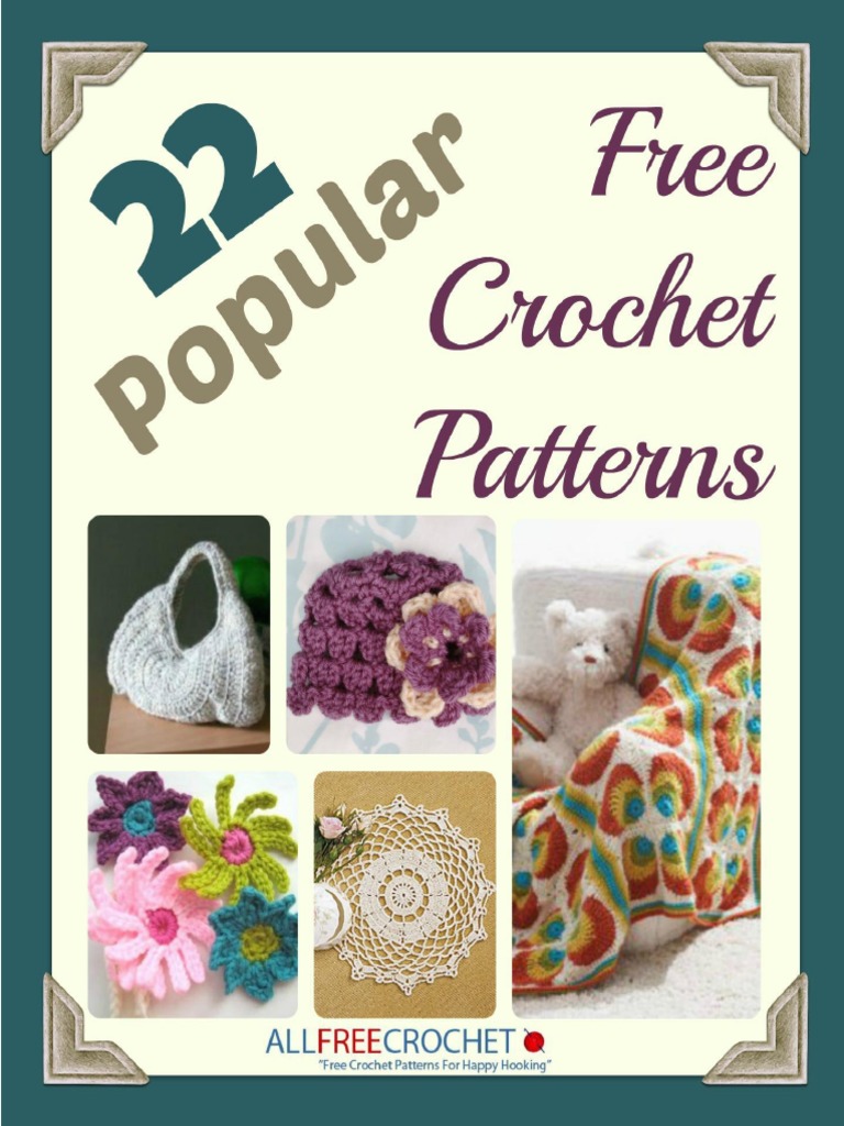 22 Popular Free Crochet Patterns PDF | PDF | Home & Garden