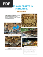 Arts and Crafts of MIMAROPA | Clothing | Arts (General)