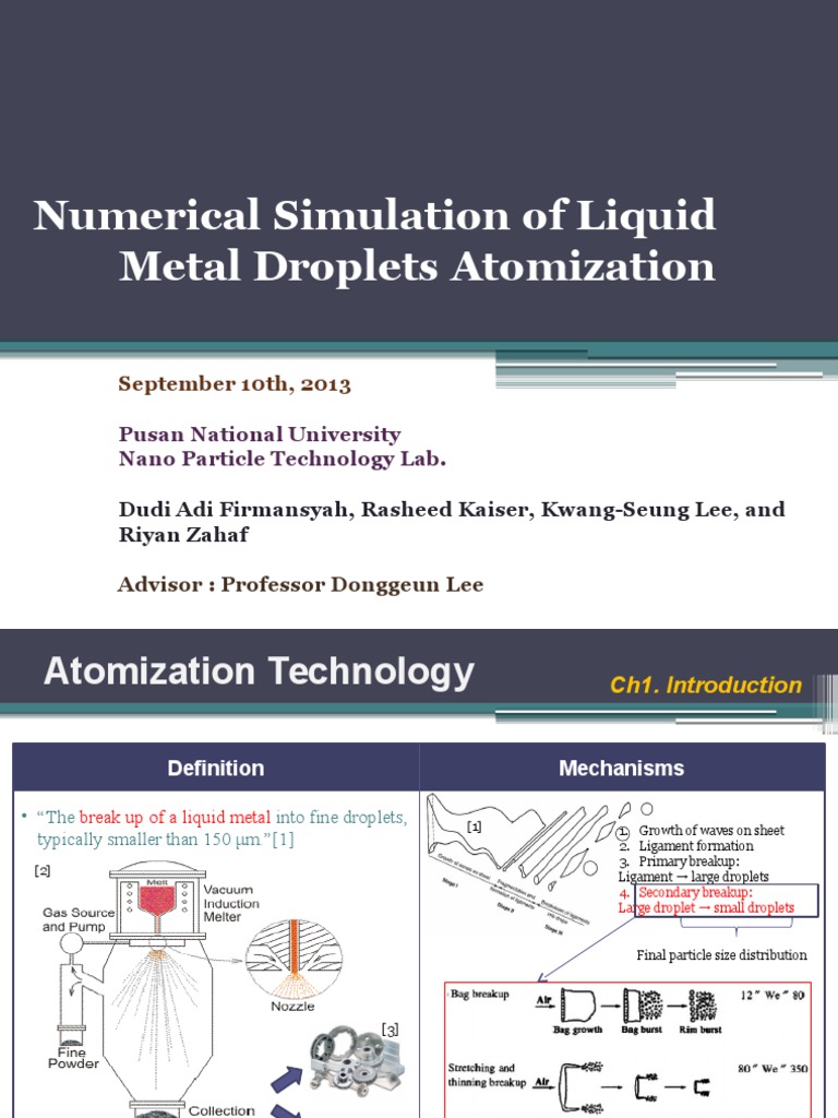 ICPFE 2013 Dudi Revised4 | PDF | Aerosol | Drop (Liquid)