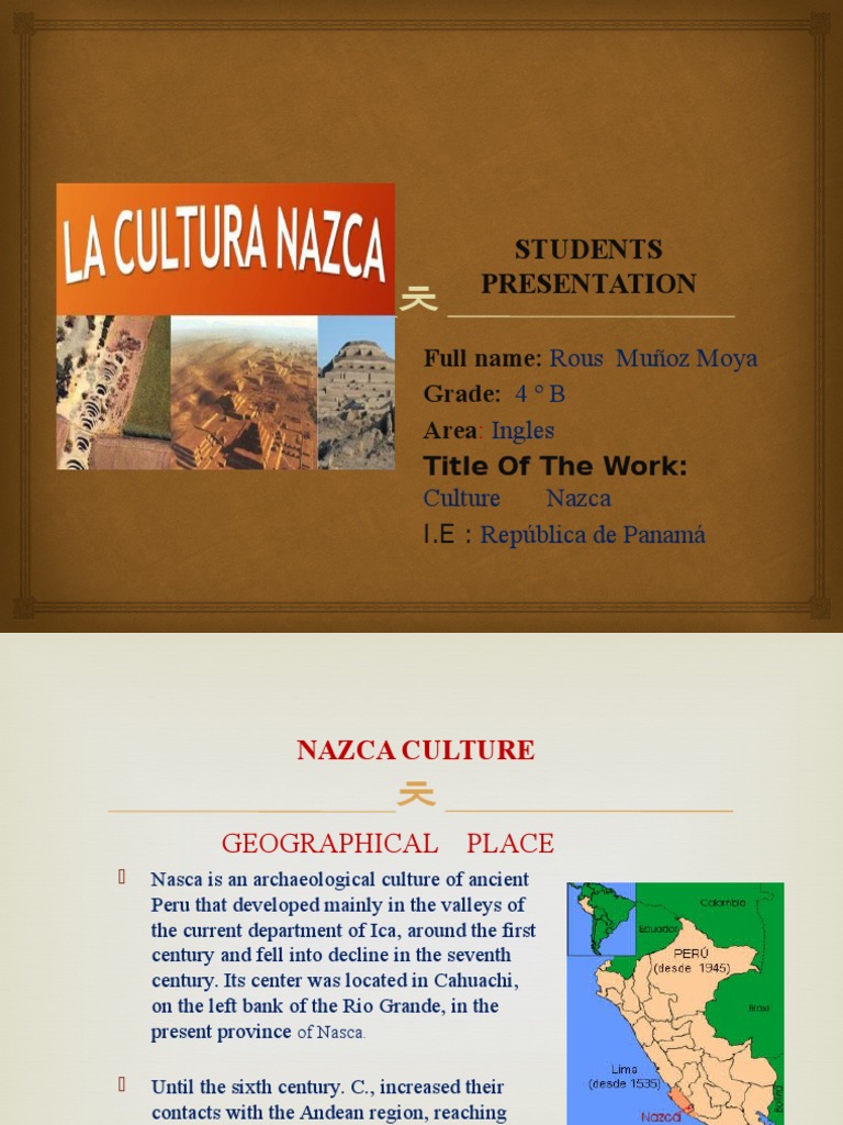 Nazca Culture Overview and Significance | PDF | Social Science