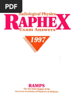 Raphex 2003 Answers | PDF