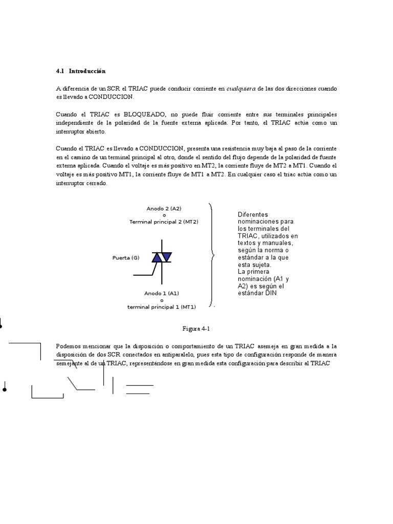 TRIAC: Funcionamiento y Características | PDF | Corriente eléctrica ...