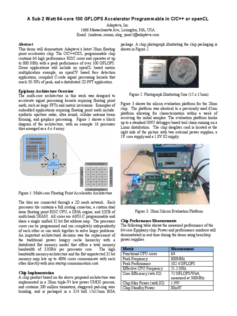 Hpec12 Olofsson Publish | PDF | Multi Core Processor | Central Processing Unit