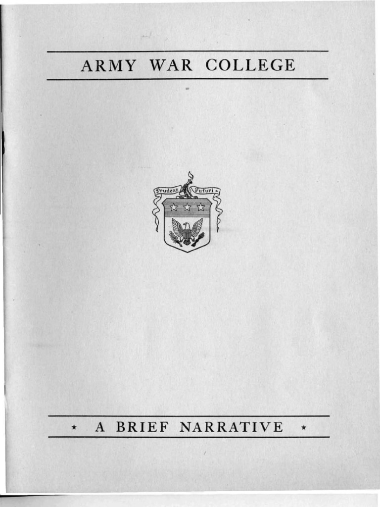 History of the Army War College | PDF | United States Army War College ...
