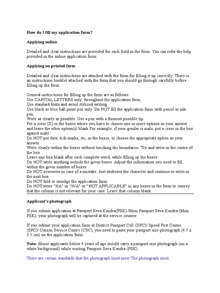 A Guide to Completing an Application Form: Clear Instructions for ...