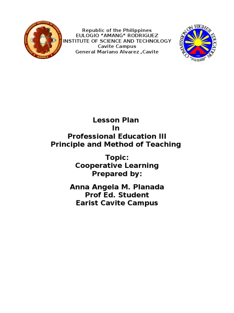 Republic of The Philippines Prof Ed 3 | PDF | Tutor | Learning