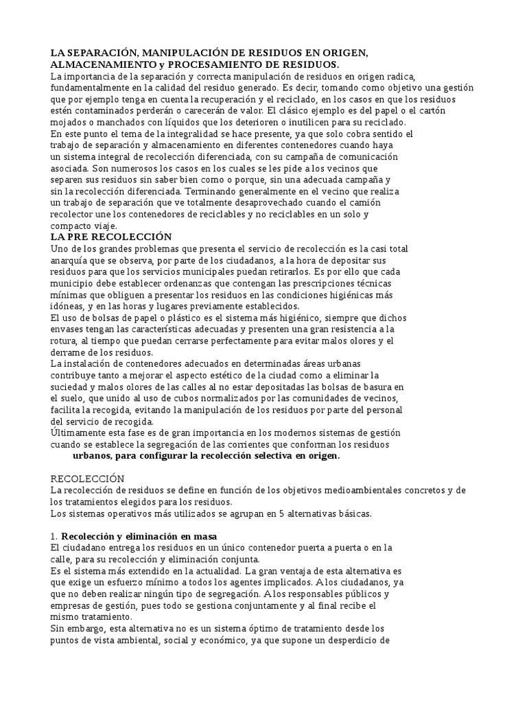 Etapas Girsu | PDF | Residuos | Vertedero