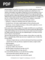 Confined Space Rescue Plan Template | PDF | Emergency | Emergency ...