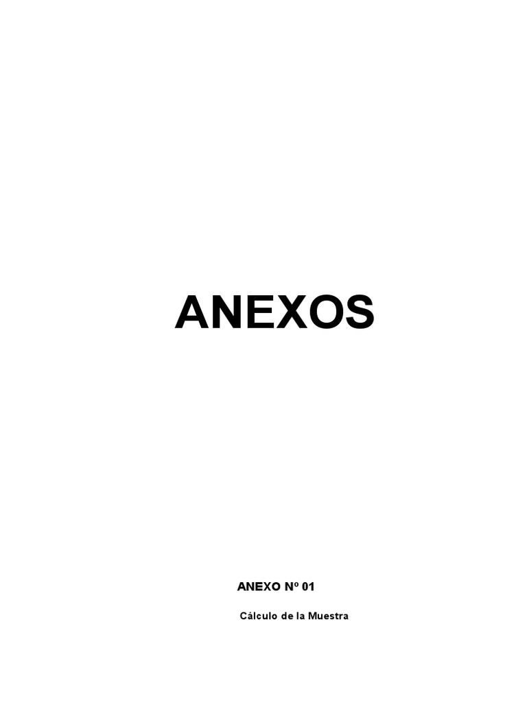 Anexos de Tesis | Alfa de Cronbach | Calidad | Prueba gratuita de 30 ...