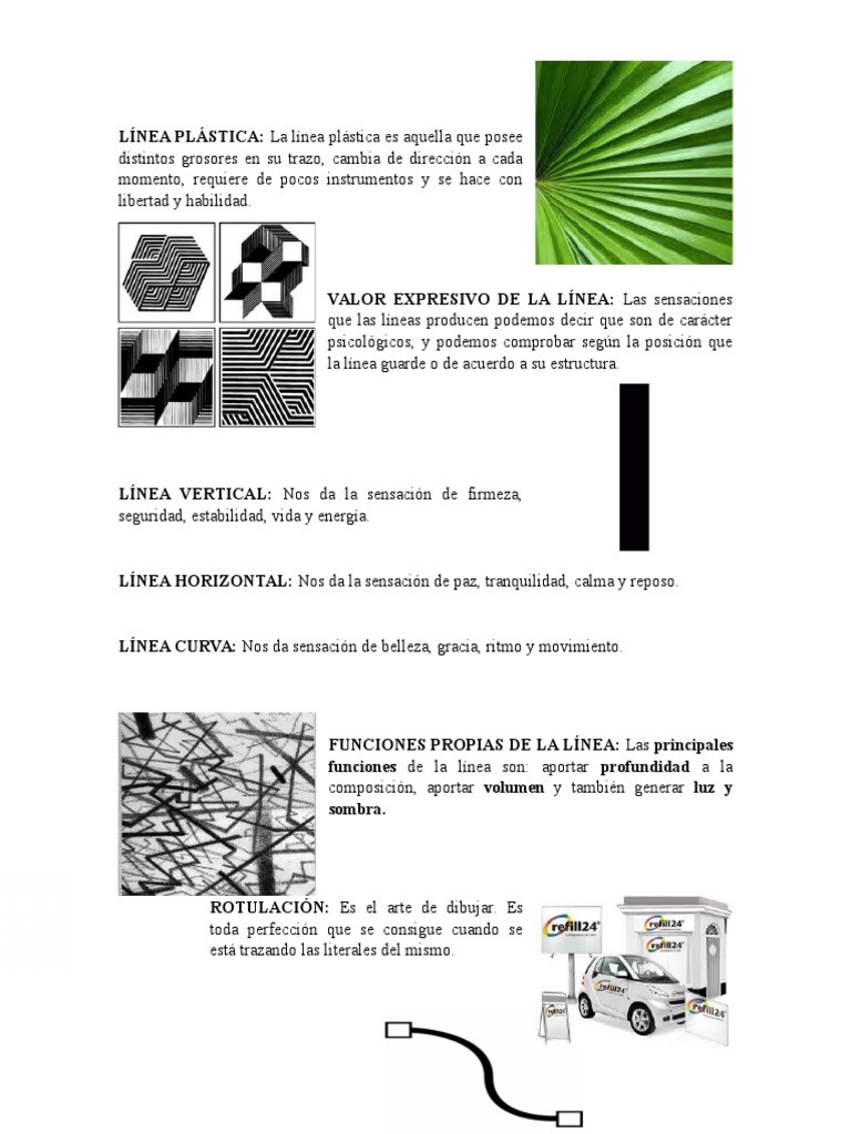 Las Artes Plasticas y La Linea | PDF | Color | Diseño de comunicacion