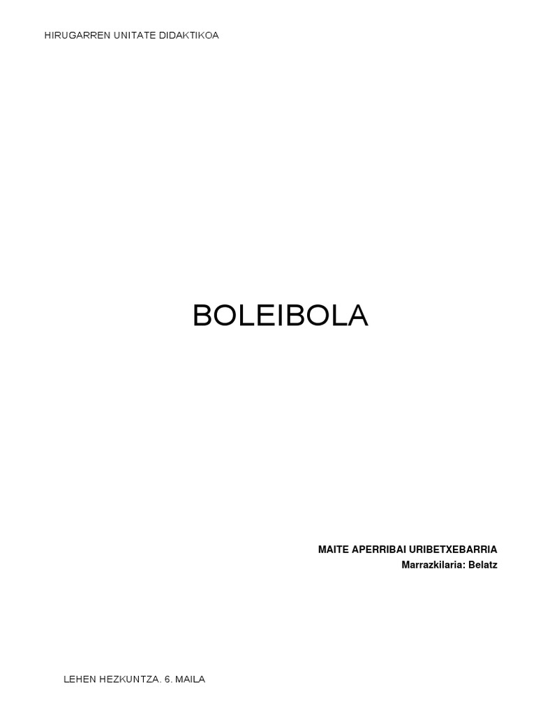 BOLEIBOLA | PDF
