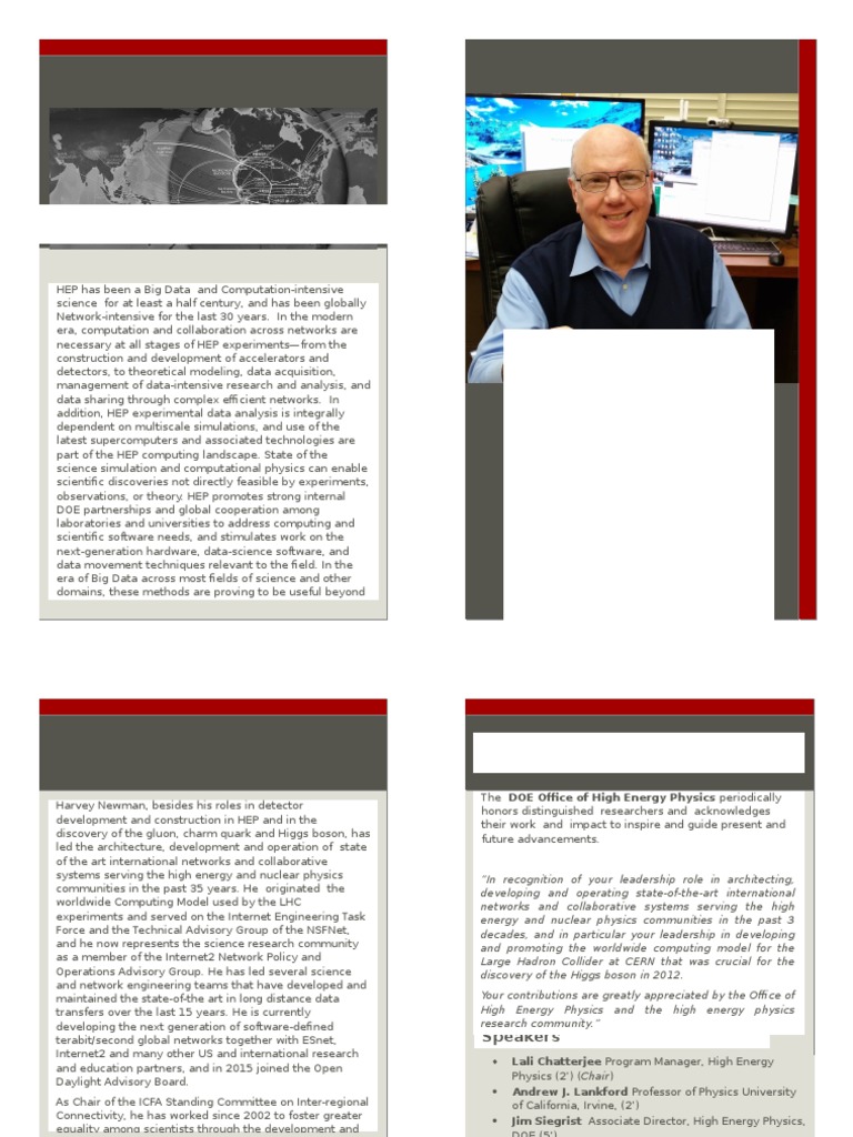 Harvey B. Newman Caltech: Department of Energy Office of Science | PDF ...