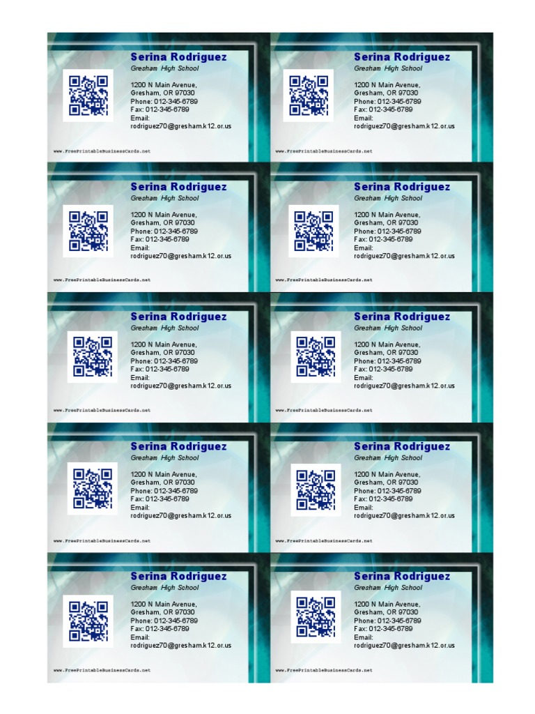 Business Card | PDF