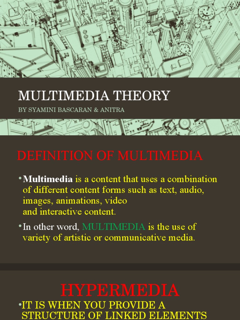 Understanding Multimedia Theory Basics | PDF | Art