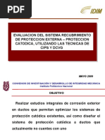 PROCEDIMIENTO Inspección DCVG | PDF | Rectificador | Corriente eléctrica