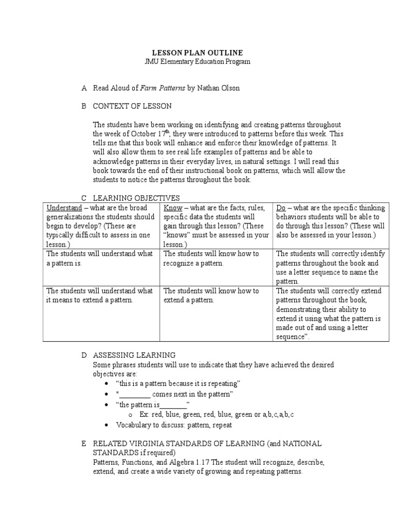 Eportfolio Lesson Plan | PDF | Teachers | Educational Assessment