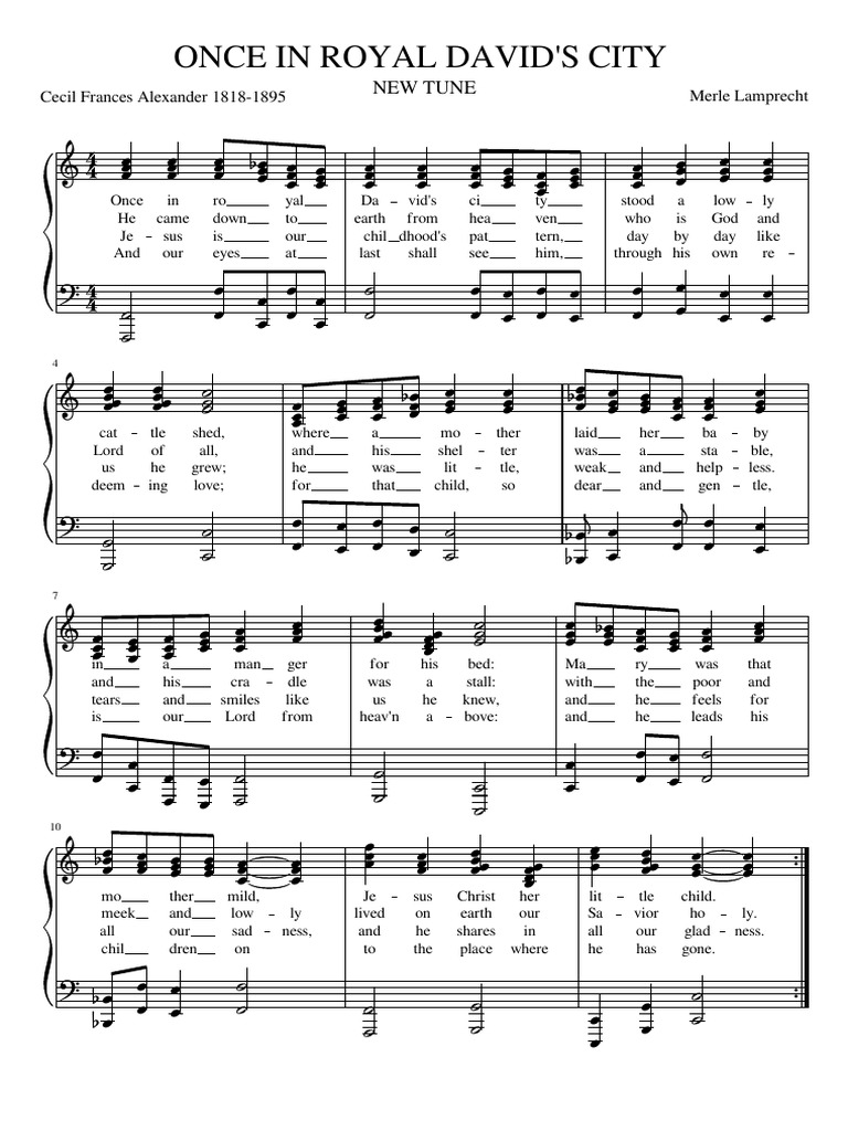 Once in Royal Davids City | PDF