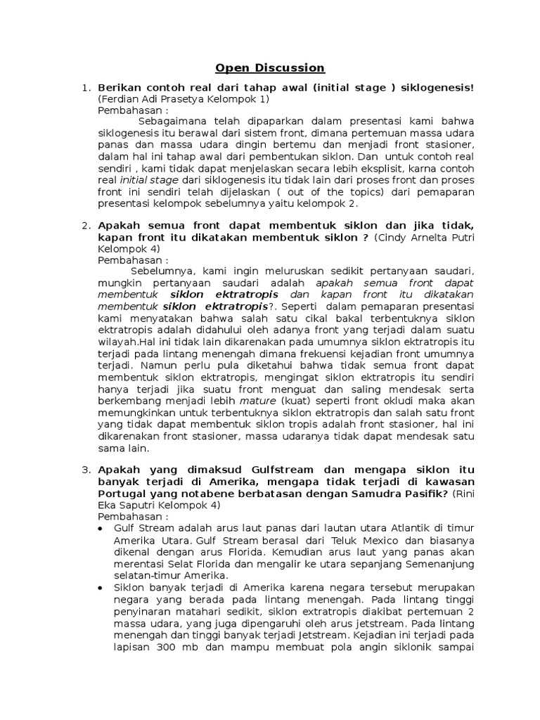 Daftar Pertanyaan Dan Pembahasan | PDF