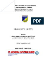 Modul 5 Rencana Mutu Pekerjaan Konstruksi (RMPK) | PDF