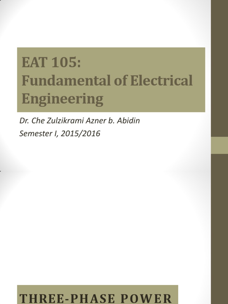 2 - Three-Phase Power PDF | PDF | Ac Power | Voltage