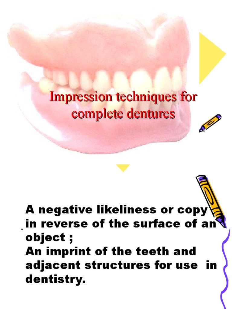 Impression making in Complete denture | Dentures | Tongue