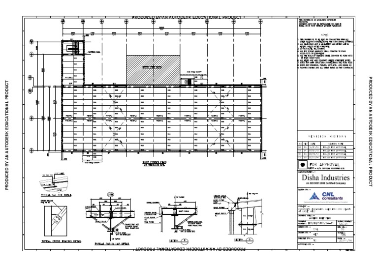 Er 05 Roof Purlin Plan (Rev 01) Model | PDF